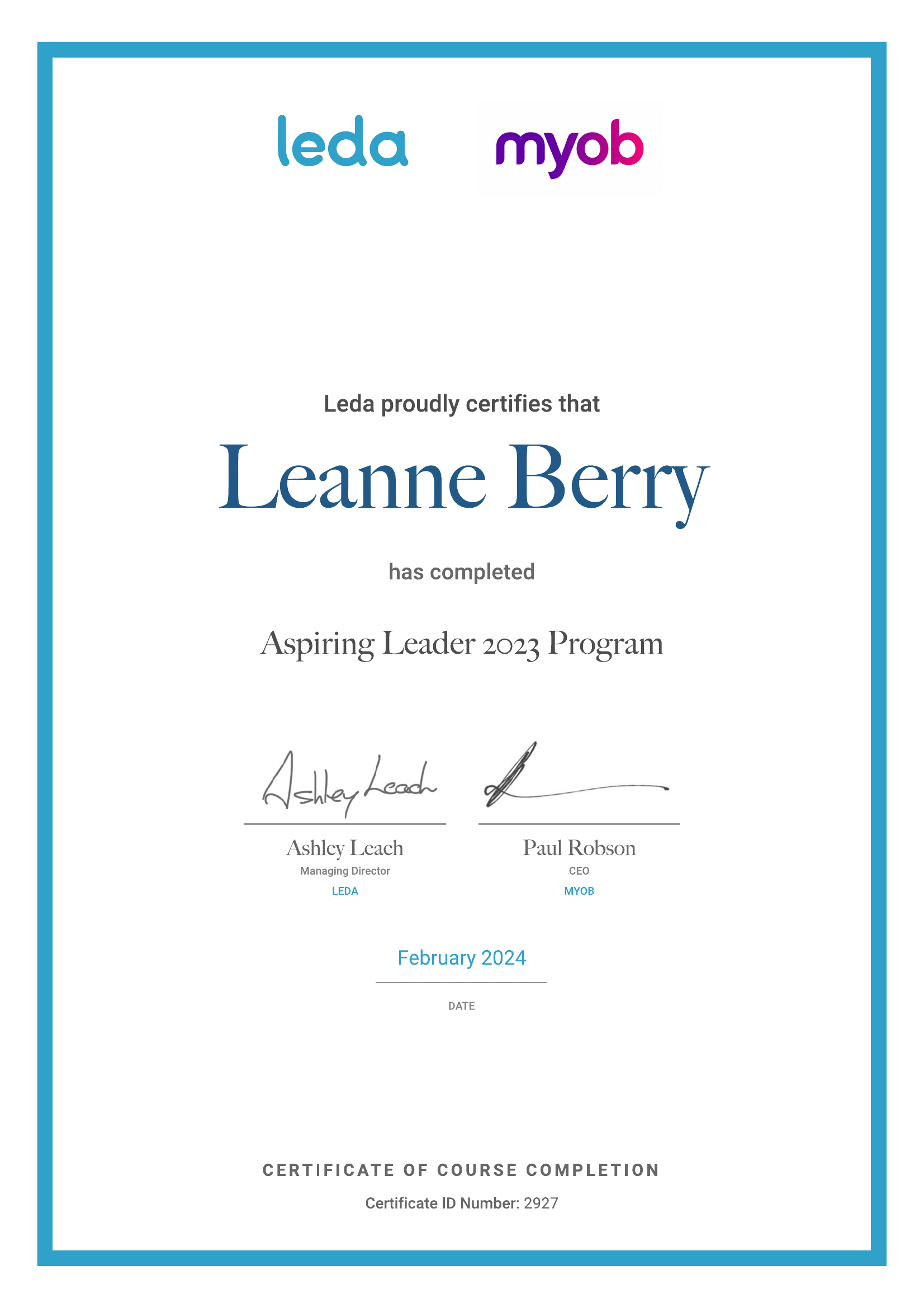 Leanne Berry - MYOB Partner Engagement (AU/NZ) | Helping bookkeepers ...