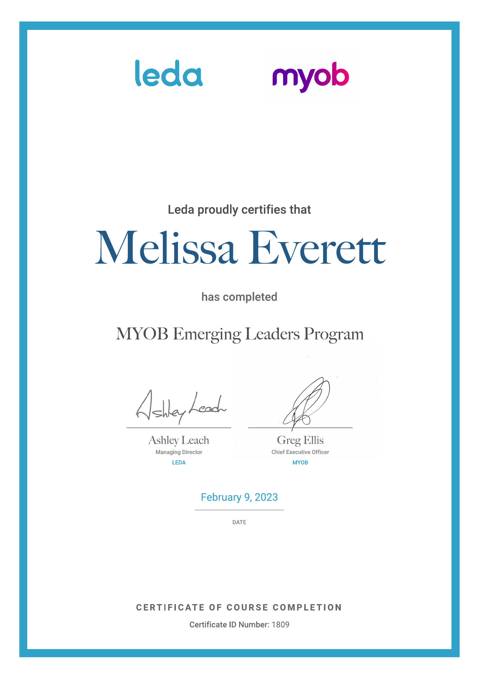 Melissa Everett - MYOB | LinkedIn