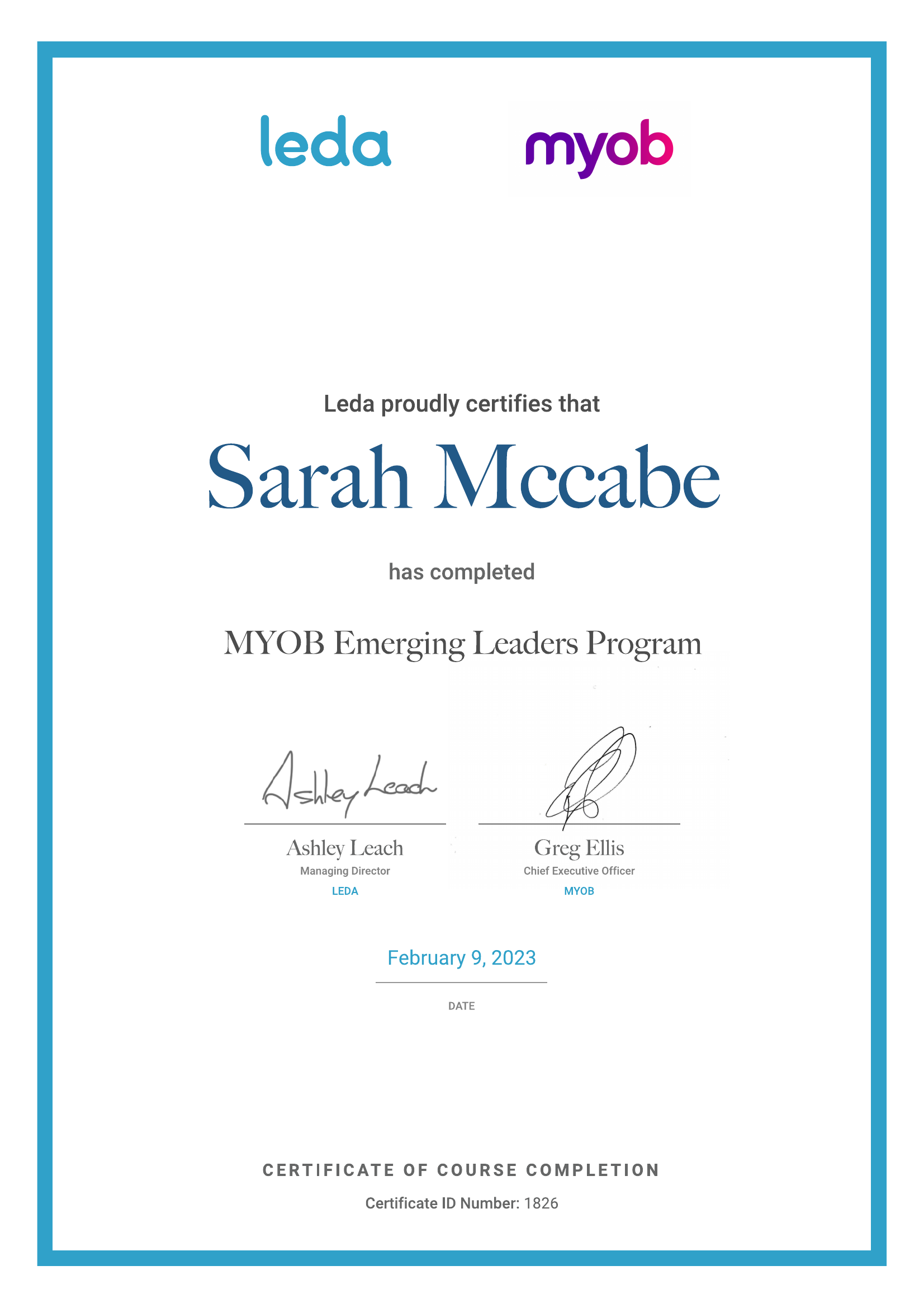 Sarah McCabe - MYOB | LinkedIn